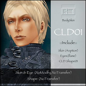Second Life Marketplace - CL9 ::: SKIN CLD01 (skin + shape + eye)