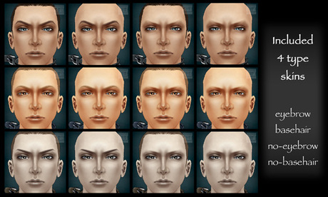 Second Life Marketplace - CL9 ::: SKIN CLD01 (skin + shape + eye)