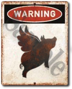 Second Life Marketplace - SIGN - When Pigs Fly