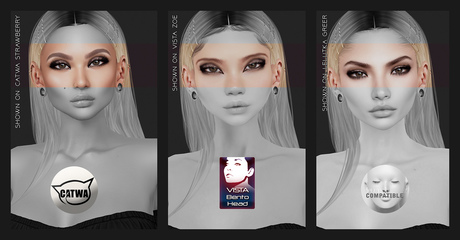 Second Life Marketplace - [POUT!] Devious EyeShadow - Catwa,Vista & Lelutka