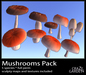 Second Life Marketplace - Mushrooms + Mushroom sculpty maps + Mushroom ...