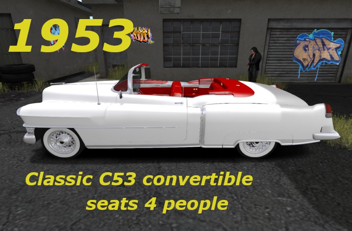 Second Life Marketplace - Classic C53 convertible 1953