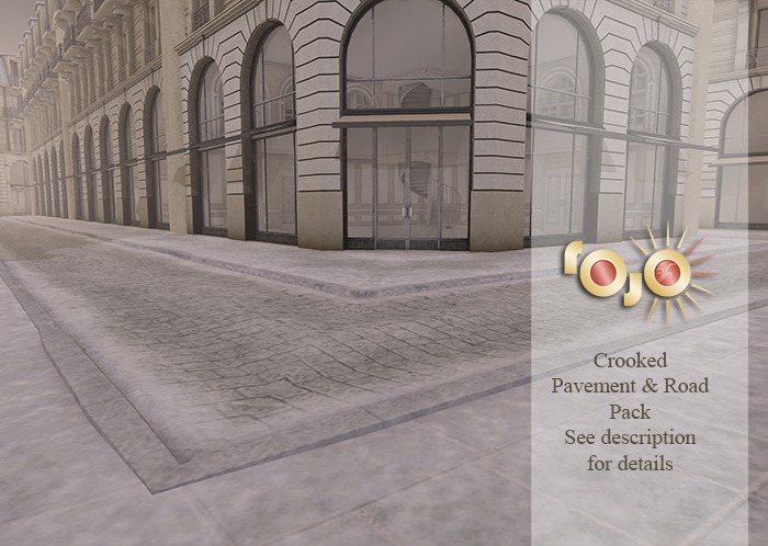 Second Life Marketplace - *** rojo *** Crooked Pavement Road Pack ...