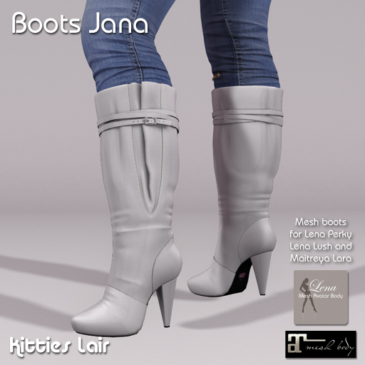 Second Life Marketplace - *KL* Boots Jana White