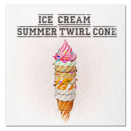 Second Life Marketplace - [FP] DFS Ice Cream Summer Twirl Cone Texture ...