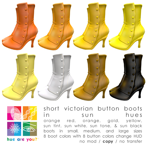 Second Life Marketplace - "hue are you?" sun hues short victorian ...