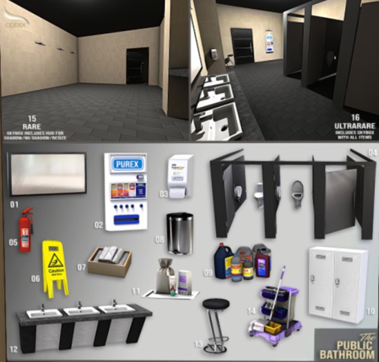 Second Life Marketplace - 11 CODEX_GIFT PACK (DECOR)