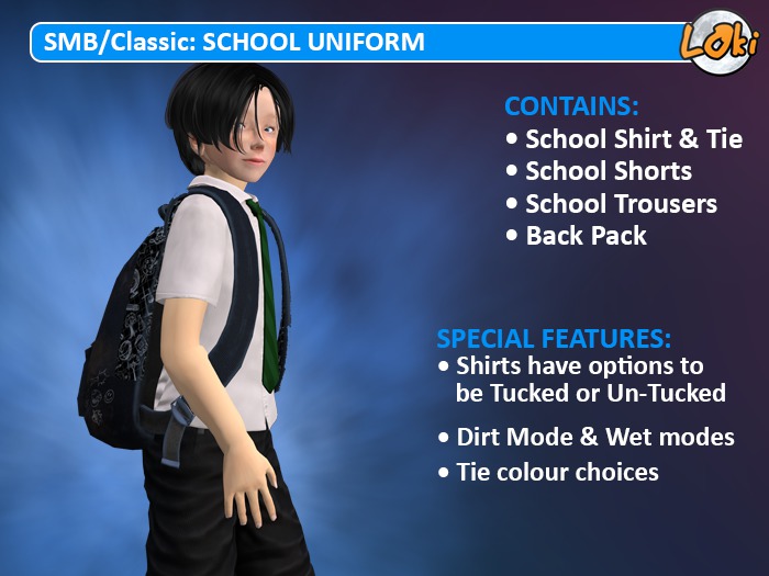 Second Life Marketplace - Loki SMB/Classic - School Uniform
