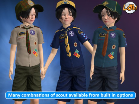 Second Life Marketplace - Loki SMB/Classic - Scout Uniform