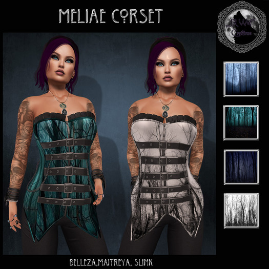 Second Life Marketplace - Meliae Corset (JR Wolf Creations)