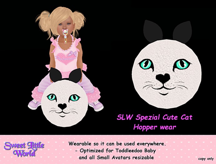 Second Life Marketplace - SLW Spezial Cute Cat Hopper wear