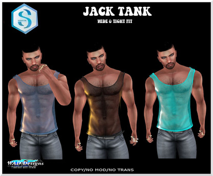 Second Life Marketplace - JACK TANK SIGNATURE GIANNI