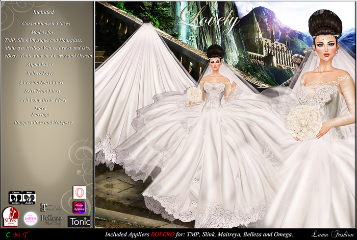 Second Life Marketplace - -Lamu Fashion-Gown Bride *Lovely*