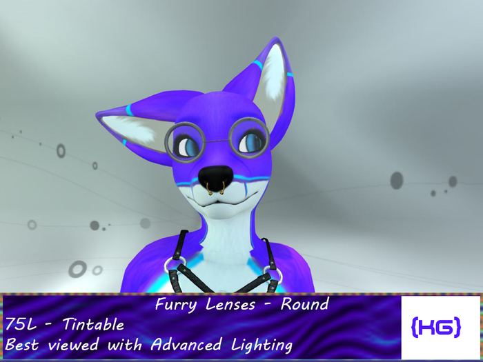 Second Life Marketplace - {KG} Furry Round Glasses