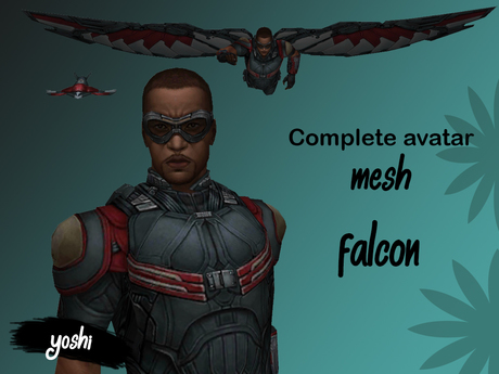 Second Life Marketplace - Complete Avatar Falcon v1 mesh