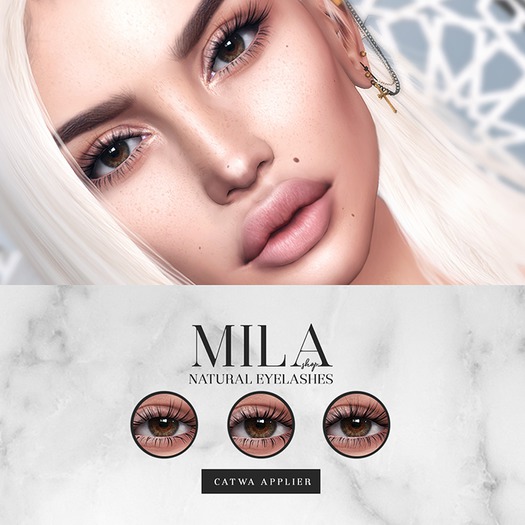 Second Life Marketplace Mila Natural Lashes Catwa 5537