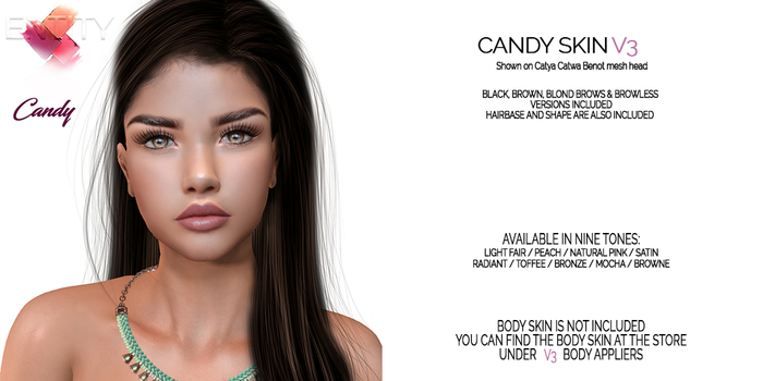 Second Life Marketplace - Entity Candy V3 Mocha - Wear Me to Unpack