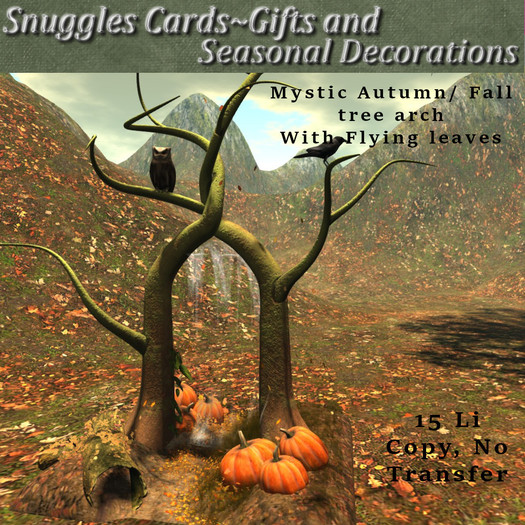 Second Life Marketplace - Mystic Autumn/ Fall tree arch