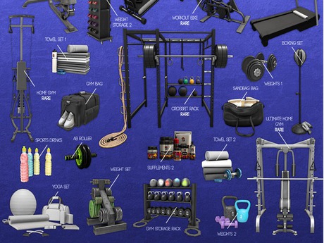 Second Life Marketplace - -David Heather-Home Gym RARE