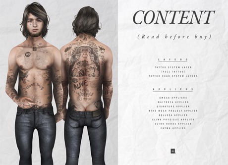 Second Life Marketplace - *Bolson / Tattoo - Wynehouse