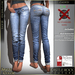 Second Life Marketplace - :KR: Boyfriend Jeans - Faded (Wear to Unpack)