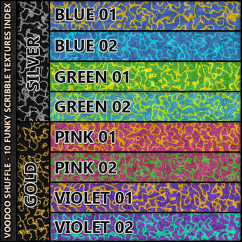 Second Life Marketplace - [VS] 10 Funky Scribble Textures
