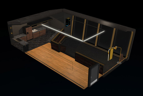 Second Life Marketplace - Tredpro HTA Kitchen/Living Room Skybox