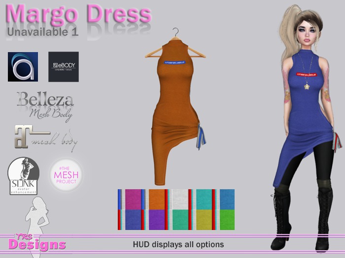 Second Life Marketplace - Margo Dress With Hud Unavailable 1