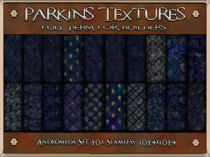 Second Life Marketplace - Parkins Textures - Andromeda Set - 20x Full ...