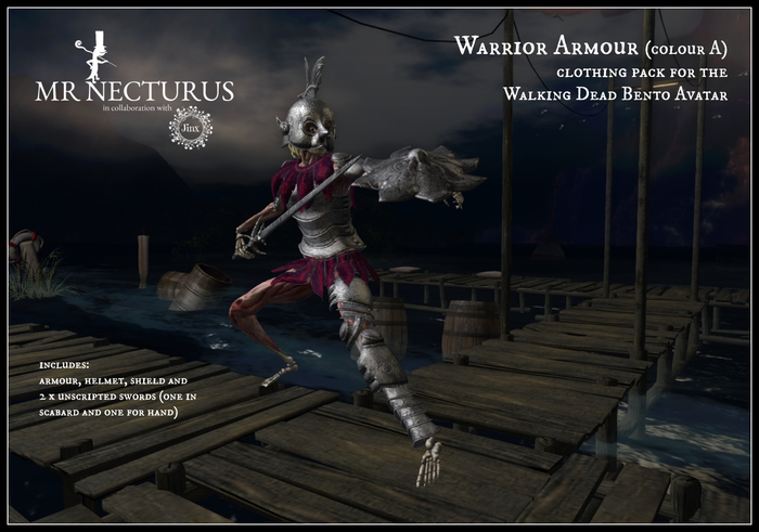 Second Life Marketplace - MrN & Jinx : Warrior Clothing Pack (A) For ...