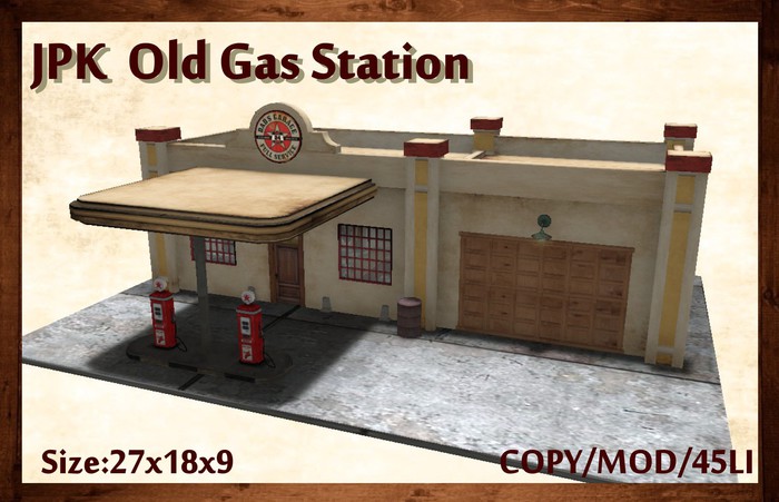 Second Life Marketplace - **JPK Old Gas Station BOX