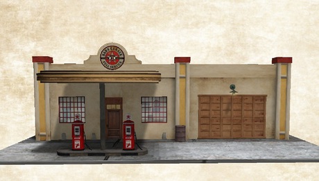 Second Life Marketplace - **JPK Old Gas Station BOX