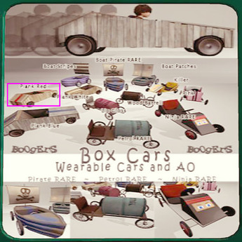 Second Life Marketplace - Box Car Plank Red