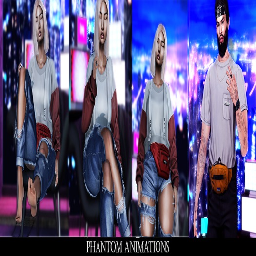 Second Life Marketplace - [Phantom Animations] - Dominique Collection Poses