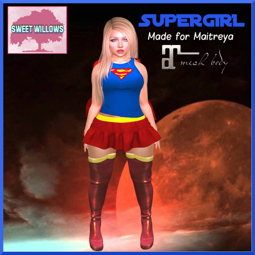 Second Life Marketplace - (SW) Supergirl Costume - Maitreya