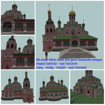 Second Life Marketplace - SR.store 100% mesh full perm Kazanski mosque