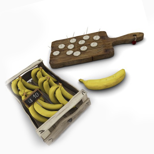 Second Life Marketplace - 29 - 8f8 - Green Grocers - Banana Set