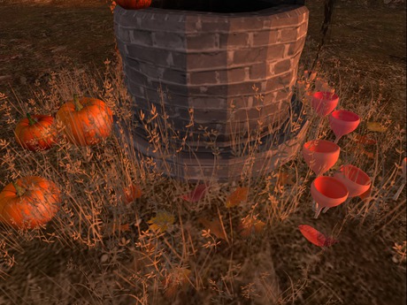 Second Life Marketplace - Enchanted Fall ~ Old Autumn Wishing Well