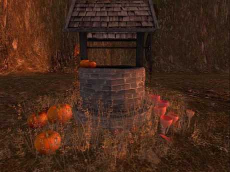 Second Life Marketplace - Enchanted Fall ~ Old Autumn Wishing Well