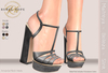 Second Life Marketplace - !Rebel Hope - Amanda Mesh Heels Charcoal