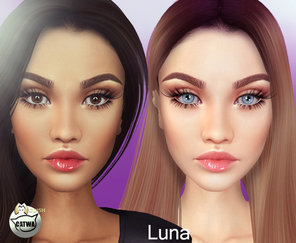 Second Life Marketplace - ::Modish:: Luna-F03-[Catwa] face Applier