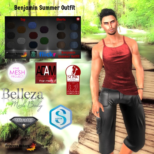 Second Life Marketplace - Benjamin Summer Outfit "BOXED"