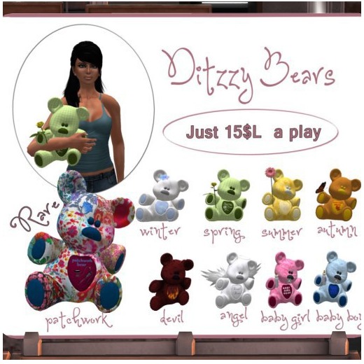 Second Life Marketplace - Ditzzy Bear Box-Summer