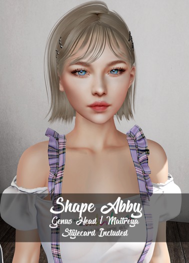 Second Life Marketplace - *Beyou* Shape Abby (Genus Classic Head)