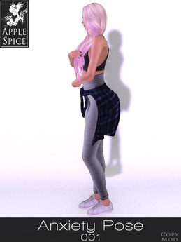 Second Life Marketplace - Apple Spice - Anxiety Pose 001