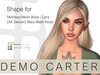 Second Life Marketplace - DEMO - INC(RED)IBLE - Carter for [AK] Maia ...