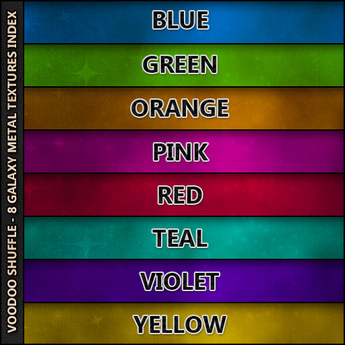 Second Life Marketplace - [VS] 16 Galaxy Metal Textures