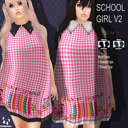 Second Life Marketplace - pandamomo School Girl V2