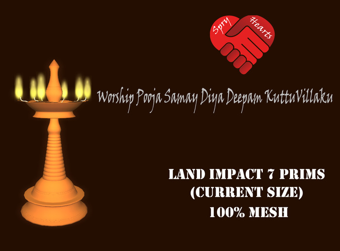 Second Life Marketplace - Spry Hearts : Worship Pooja Samay Diya Deepam ...
