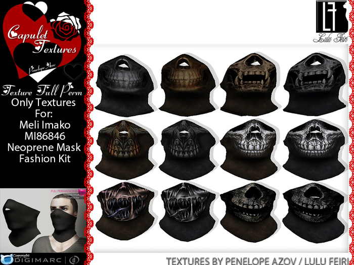 Second Life Marketplace - *Capulet Textures_Meli Imako - MI86846 ...